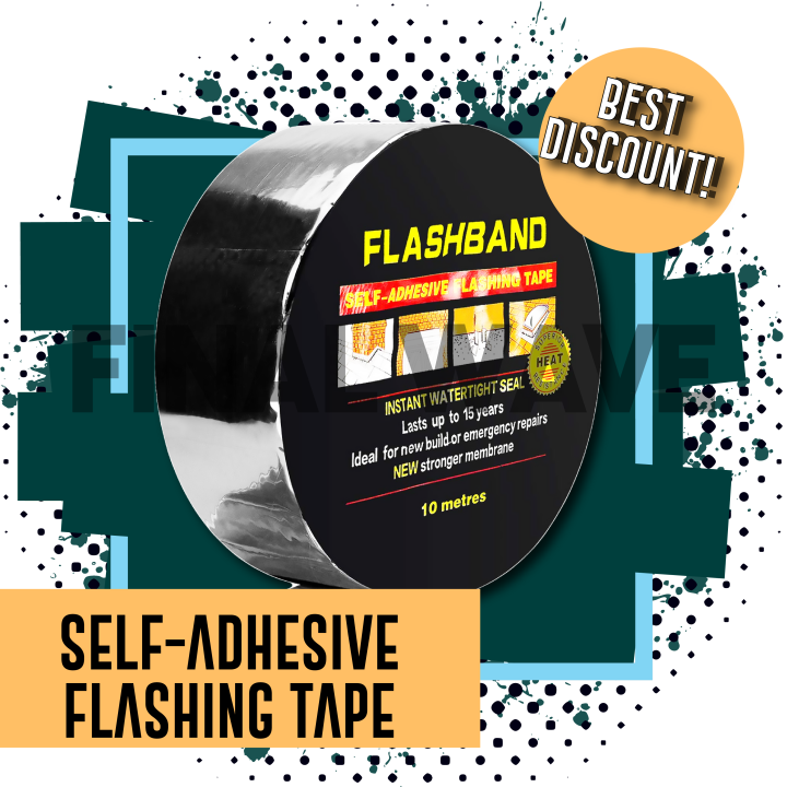 10M 5M New High Quality Original Flashband Tape For Roof And Leak Repair - Aluminum Coating ...