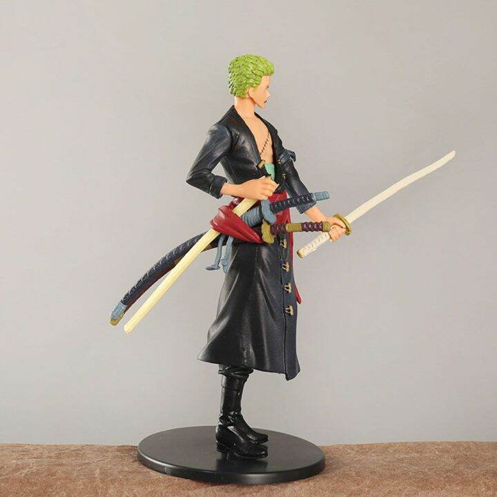 XSUIMI Hadiah PVC Anime Jepang Roronoa Zoro Miniatur mobil Mainan ...
