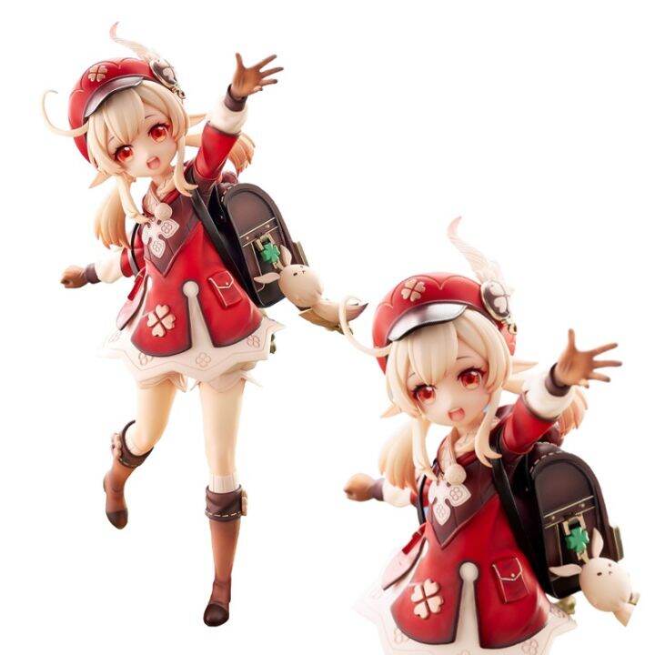 16CM Game Genshin Impact Anime Figure Klee Standing Paimon Model PVC ...