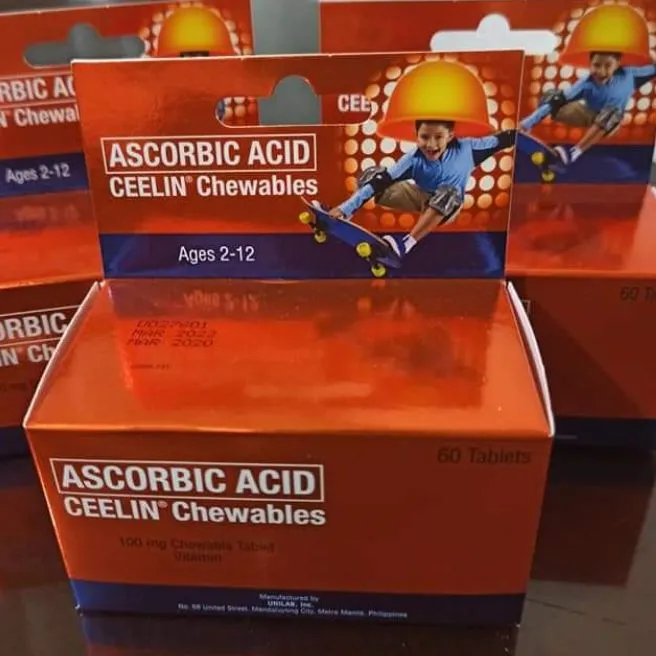 Authentic Ceelin Chewables for kids 60 Tablets | Lazada PH