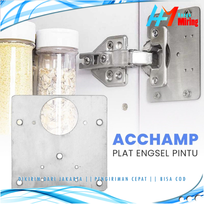 Plat Perbaikan Engsel Pintu Lemari/Plat Engsel Pintu Kabinet/Plat ...