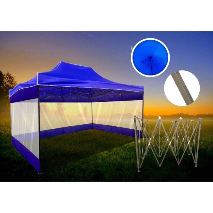 itop 3m x 4.5m One Sidewall Transparent Only for Canopy Tent PVC Canvas ...