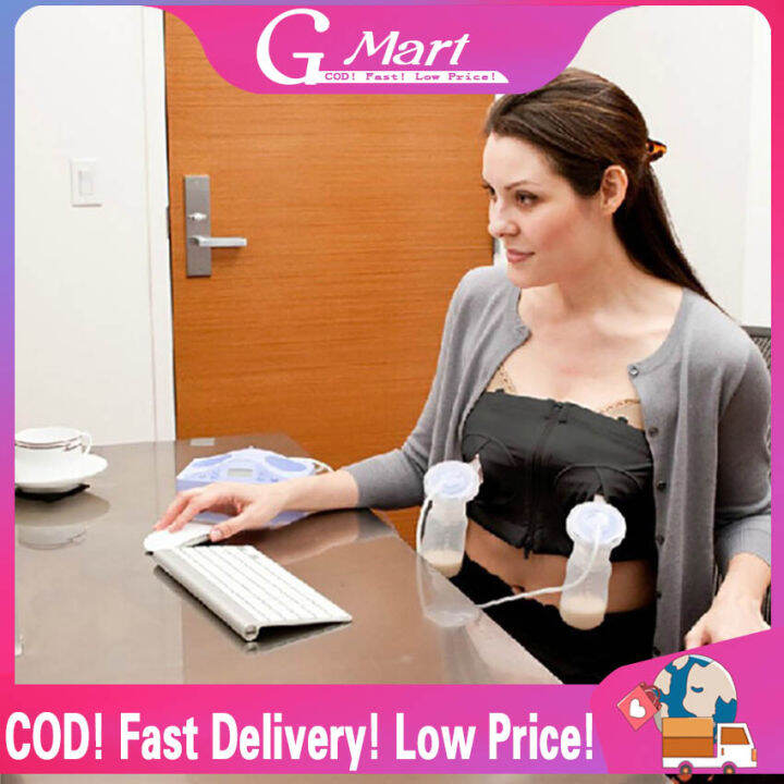 New Maternity Bra Cotton Bra For Nursing Push Up Hands Free Breast Pump