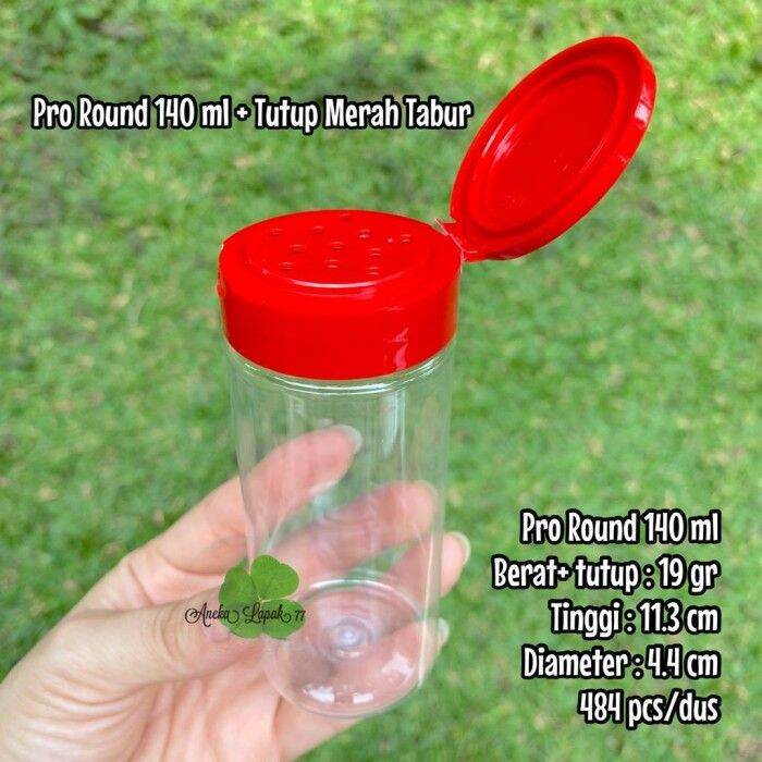 Botol toples Kormik 150 ml boncabe bumbu lada botol plastik boncabe ...