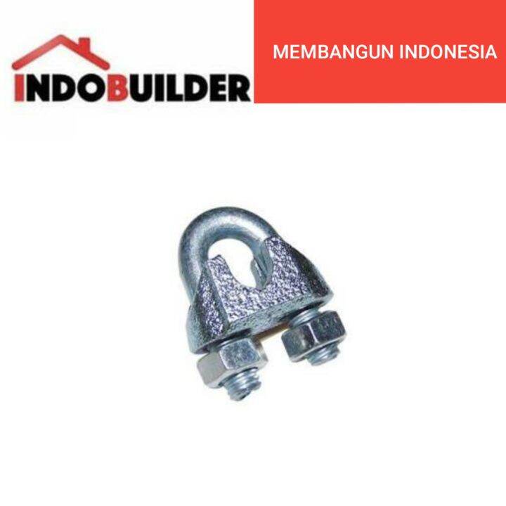 KLEM SELING GALVANIS 22 MM WIRE ROPE CLIP | Lazada Indonesia
