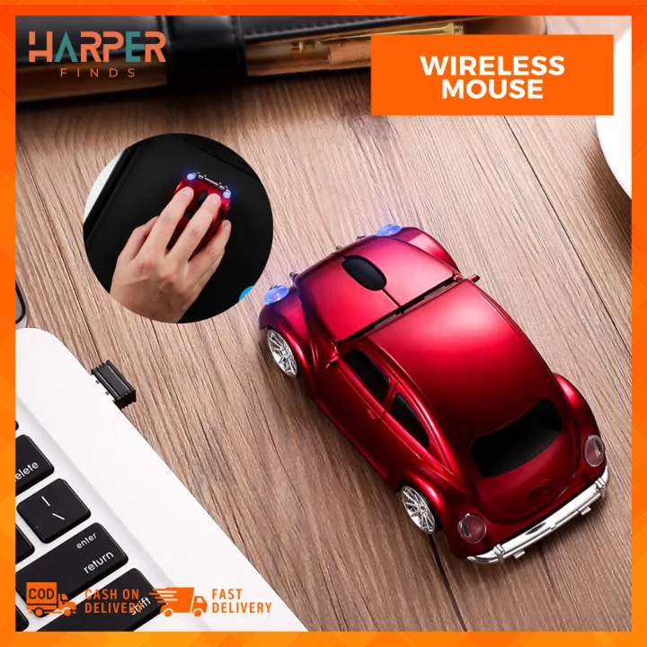Harper Finds Wireless Computer Mouse Car Design Battery Operated Laptop ...