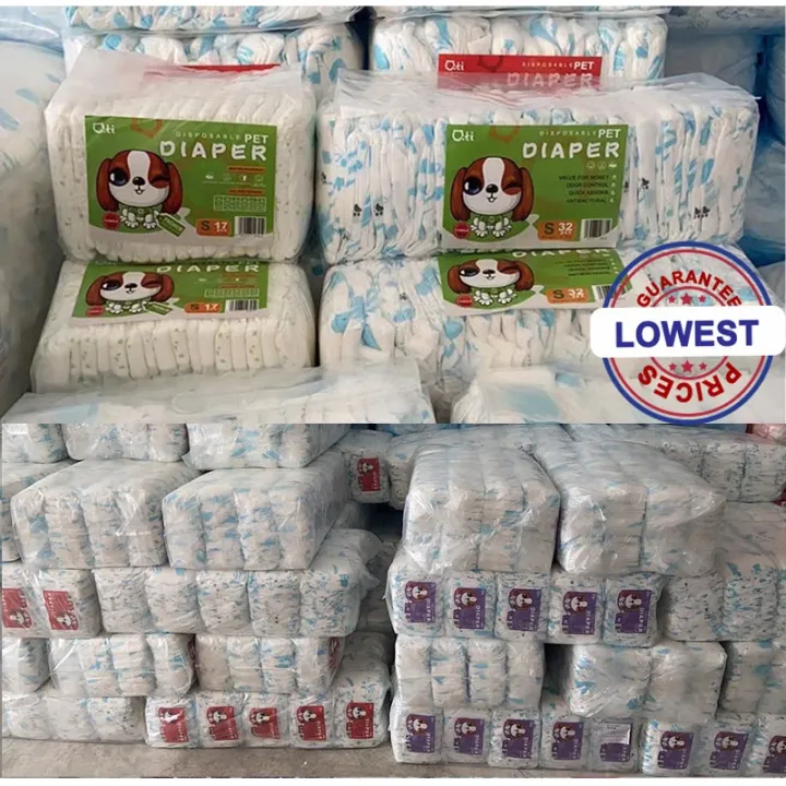 36 Pcs Qti Diaper For Dog Female Diaper | Lazada PH
