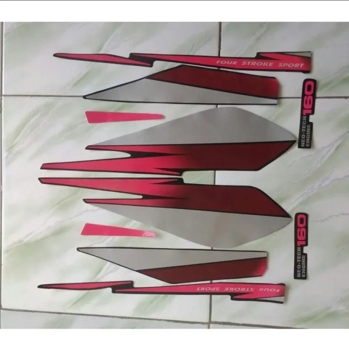 striping original Honda GL pro 1995 decal Honda GL pro 1995 variasi ...
