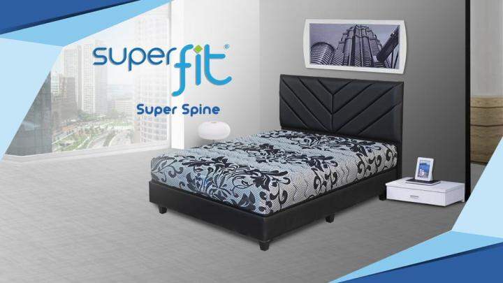 Superfit Spring Bed SUPER SPINE 160 x 200 Cm FULL SET | Lazada Indonesia