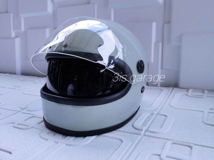 HELM CUSTOM BITWELL GRINGGO RETRO CLASSIC | Lazada Indonesia