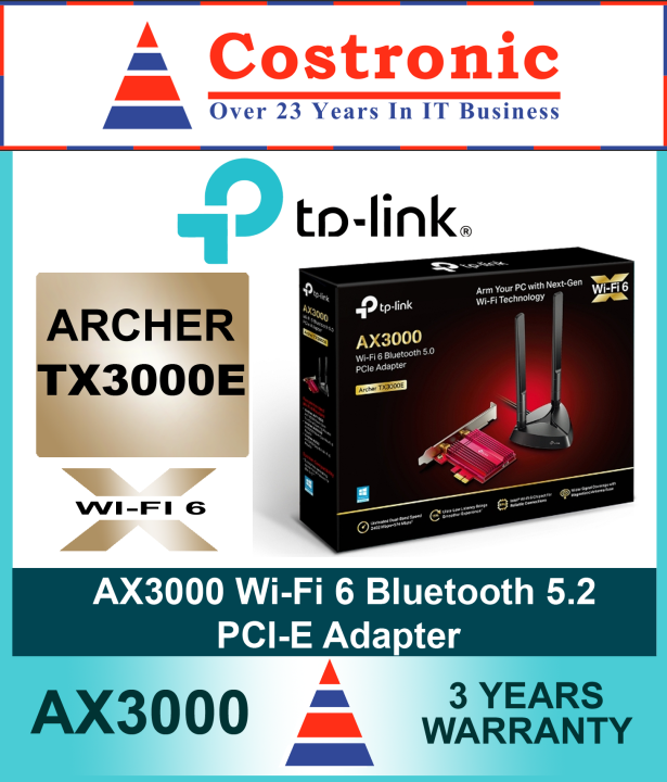 TP-Link Archer TX3000E AX3000 High Gain Dual Band OFDMA MU-MIMO ...