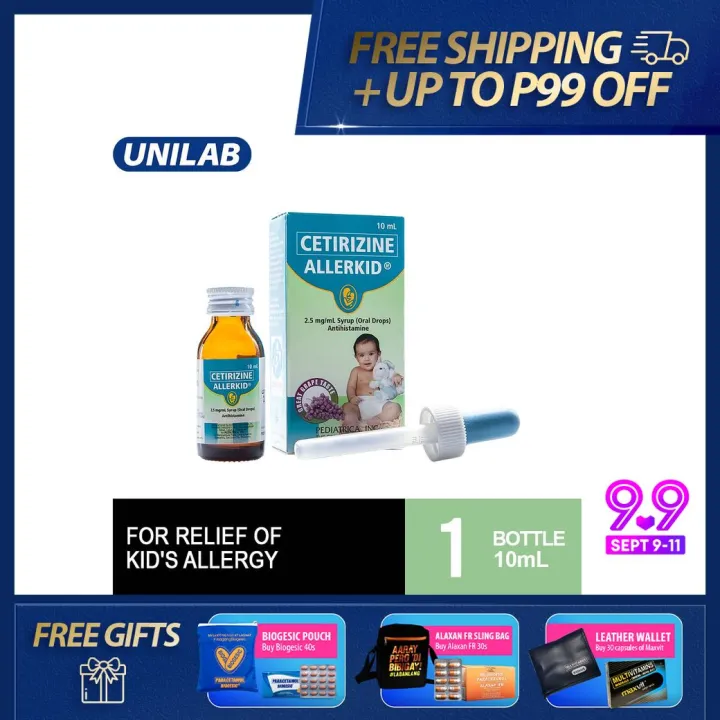 Allerkid 10mL Drops For Relief Of Kid's Allergy | Lazada PH