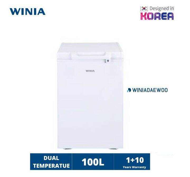 WINIA (DAEWOO) 100L CHEST FREEZER (DCF-150DF) | Lazada