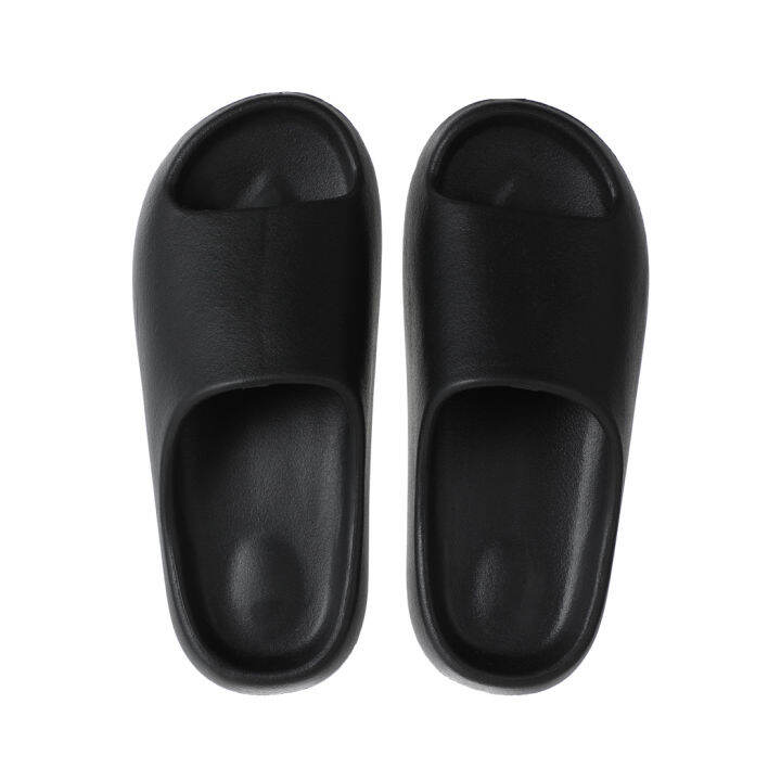 MINISO Classic Coconut Cushioned Thick Slipper(Black,41-42) | Lazada PH