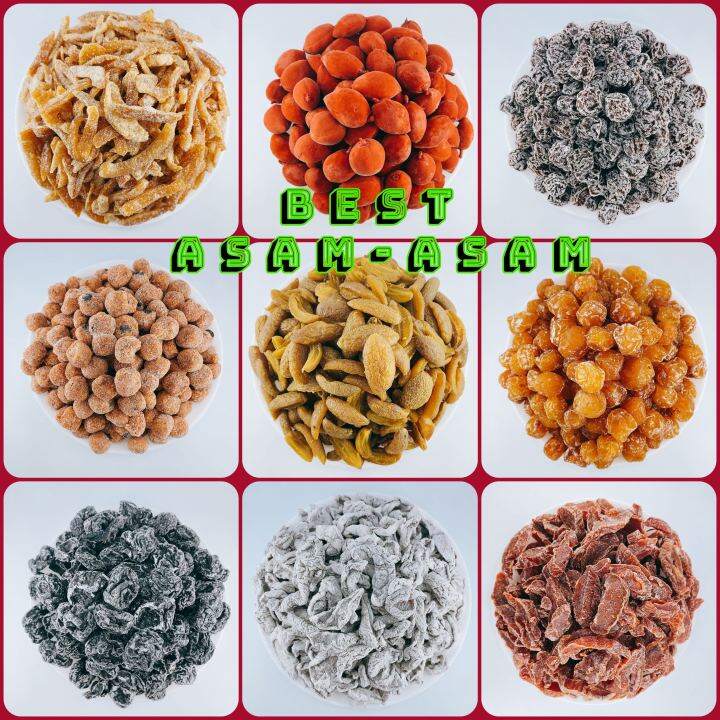 【80g】 (HALAL) Pelbagai Asam Jenis / Jeruk / Asam Masin / Asam Manis ...