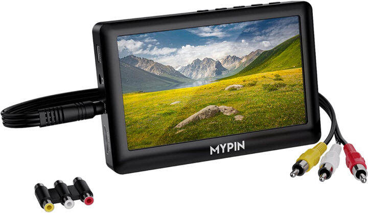 MYPIN Video to Digital Converter, 4.3" AV Video Capture Box/Video Player, Record Video from VHS ...