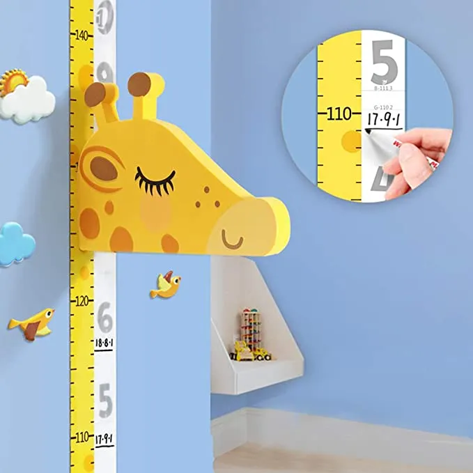 Height Chart for Kids Kids Measuring Chart for Wall Removable ...
