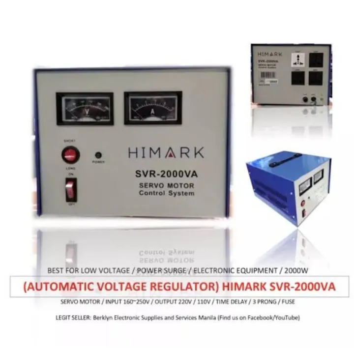 Himark SVR-2000 VA AVR Automatic Voltage Regulator 2000W | Lazada PH