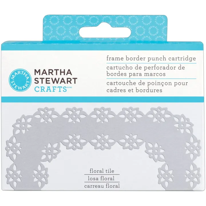 Martha Stewart Frame Border Punch Cartridge - Floral Tile | Lazada PH