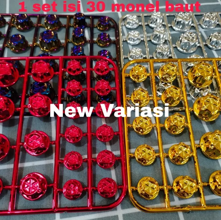 (FLOWER) MONEL TUTUP BAUT PROBOLT COVER BAUT PROBOLT MOTOR TUTUP BAUT ...