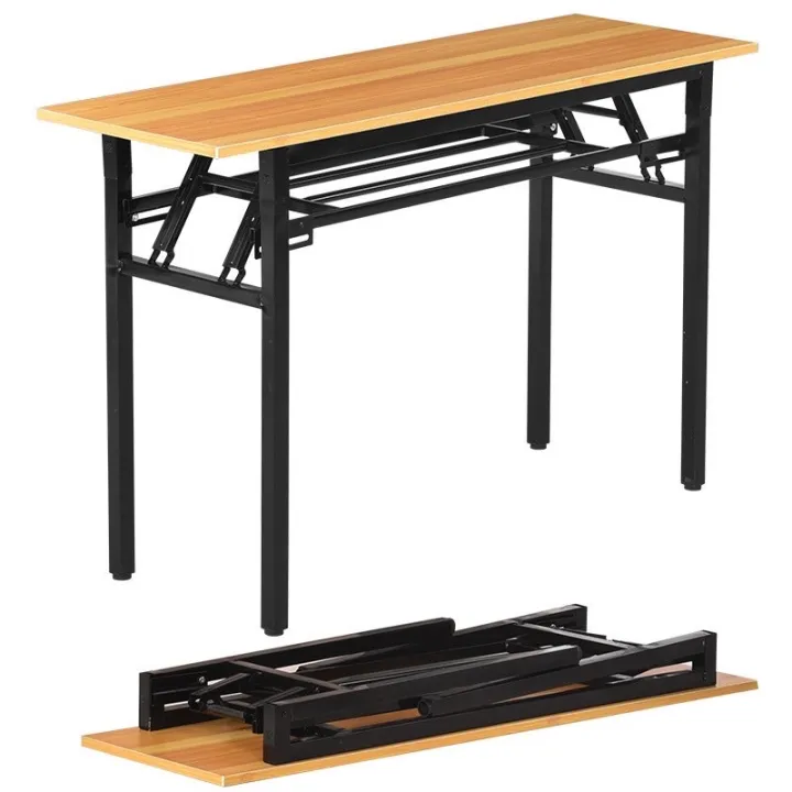 2 Layer Foldable Desk Dining Computer Study Office Desk Environmentally ...