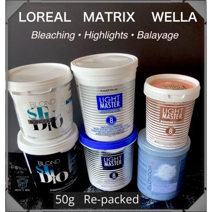 Hair Bleaching Powder 50g Loreal Studio Blond, Matrix Light Master ...