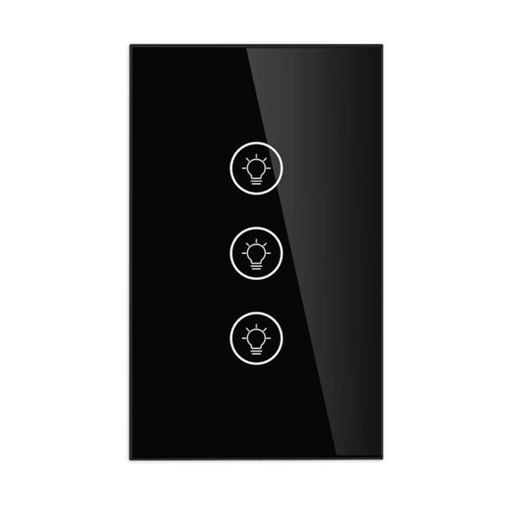 Tuya Wifi Multi-Gang Smart Light Dimmer Switch 3 Gang Dimmer Smart ...