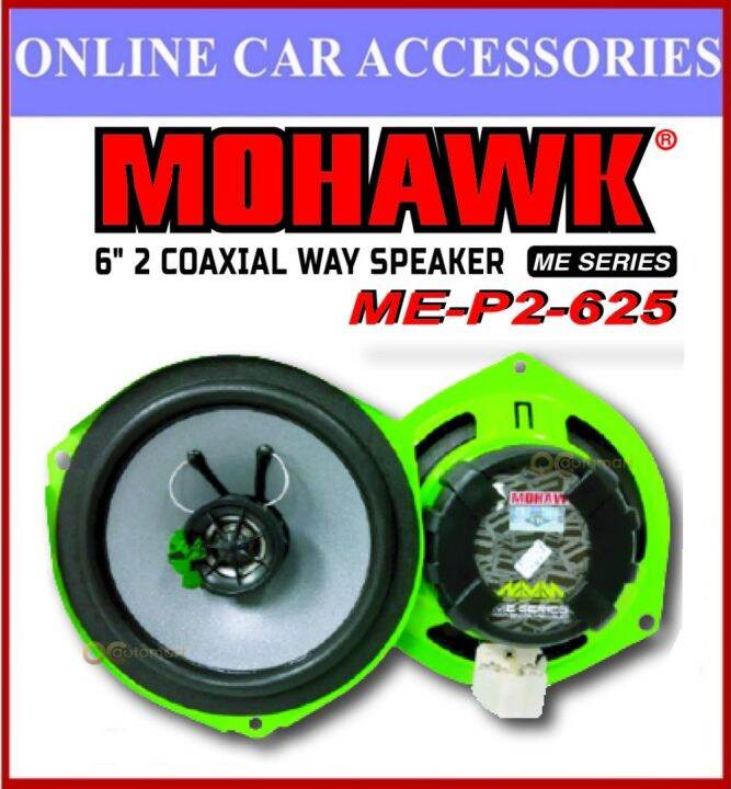Mohawk ME Series 6 Inch Car Speaker Plug & Play 2 Way Coaxial Spk Kereta Spiker PNP ME-P2- 625 ...