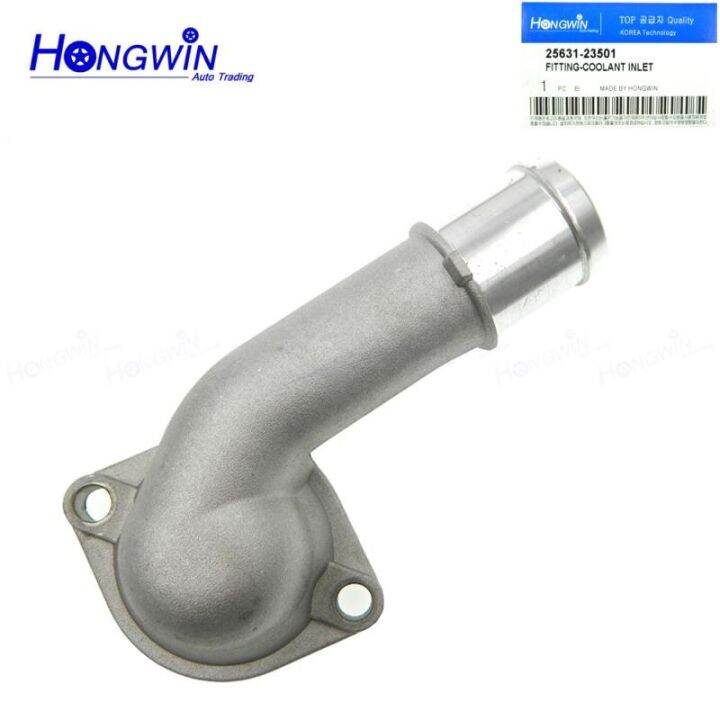Genuine No.25631-23501 Aluminum Thermostat Housing Cover Fits Hyundai ...