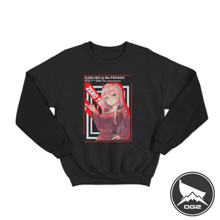 Sweater anime zero two darling in the franxx waifu A136 sweater OG2 ...