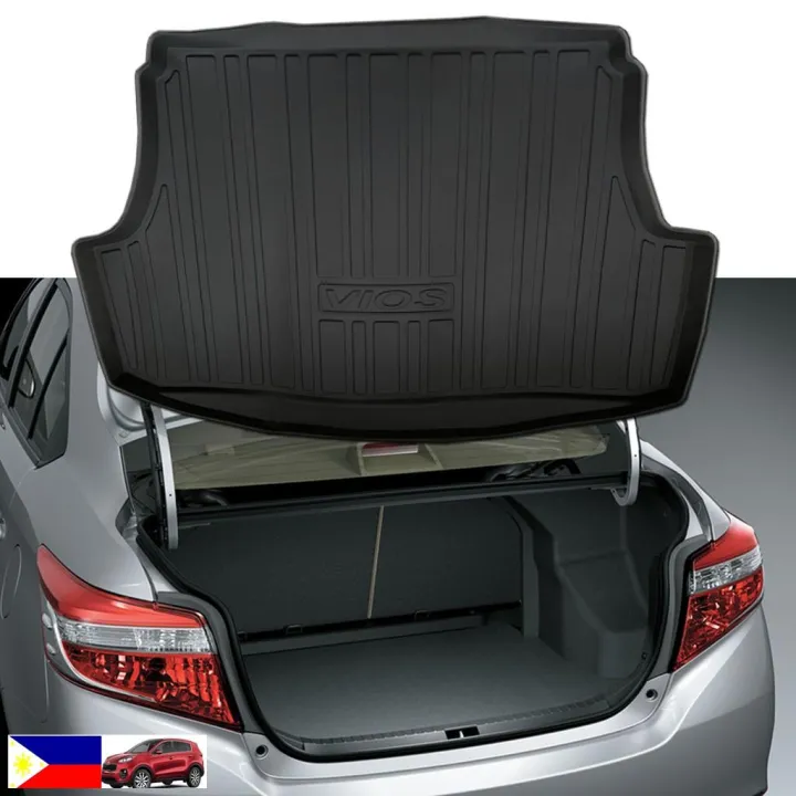 classic 2013-2018 Toyota Vios Generation 3 Trunk Tray Mat with Logo ...