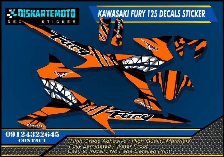 Fury 125 Decals Sticker | Lazada PH