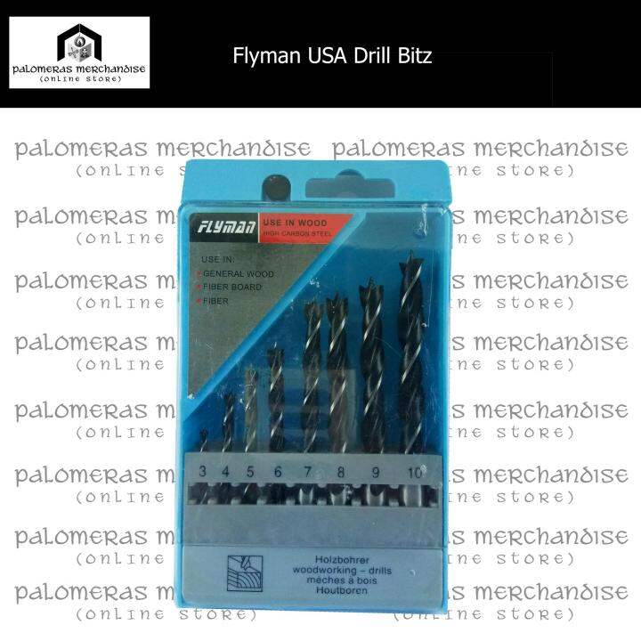 FLYMAN USA IMPACT DRILL BITS HIGH CARBON STEEL SET | Lazada PH