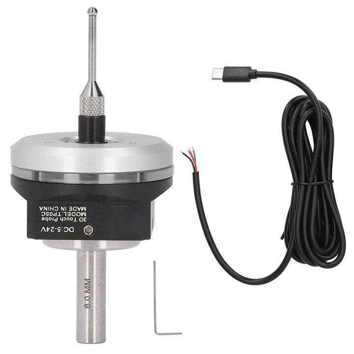 CNC V6 Anti-Roll 3D Touch Probe Edge Finder to Find the Center Desktop ...