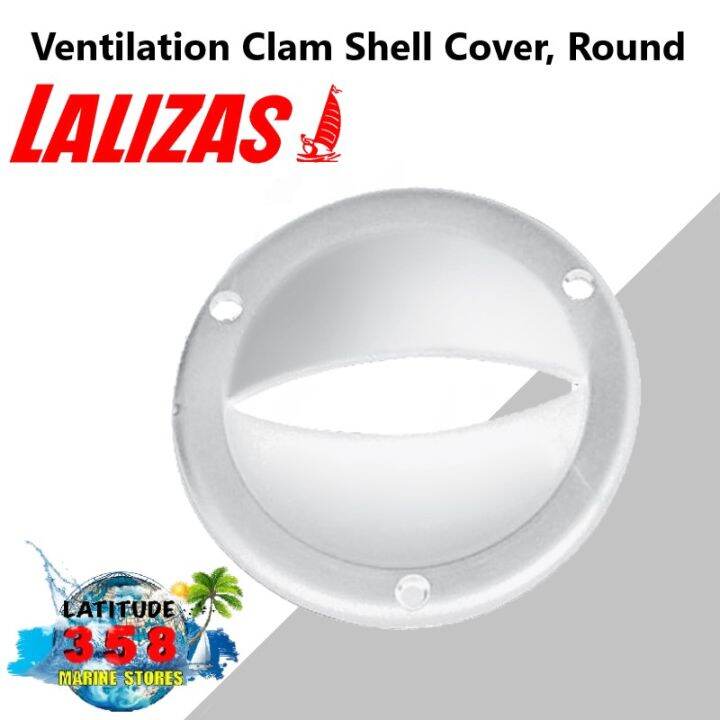 Ventilation Clam Shell Cover, Round, White 44551 lalizas | Lazada.co.th