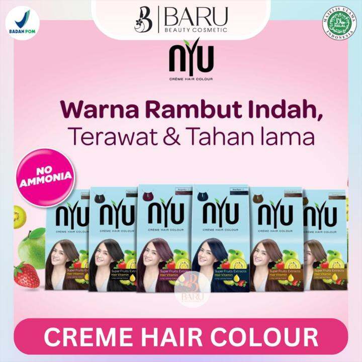 NYU Creme Hair Colour Series | Pewarna Rambut | Cat Rambut | Hair Color ...