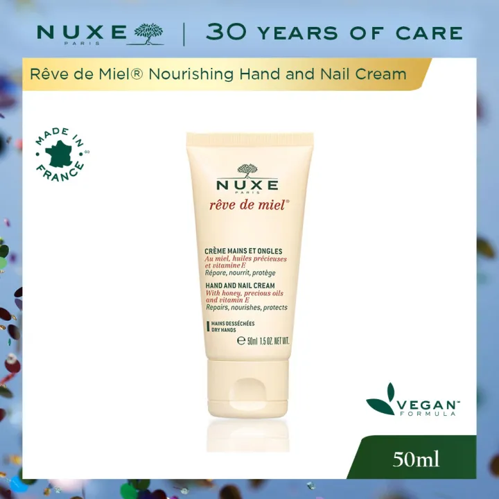 NUXE Rêve de Miel® Nourishing Hand and Nail Cream 50mL | Lazada PH