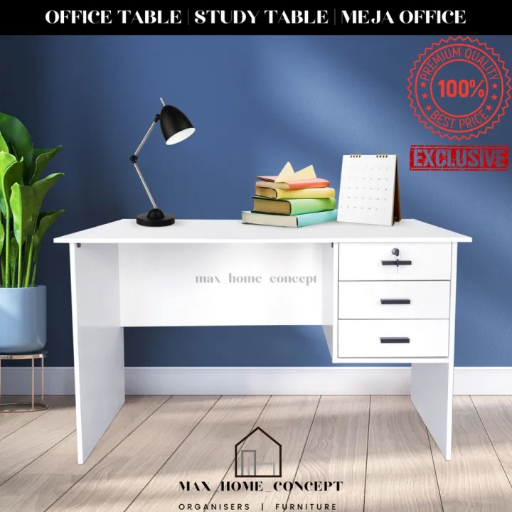 4 FT OFFICE TABLE WITH DRAWER | STUDY TABLE | WRITING DESK | OFFICE ...