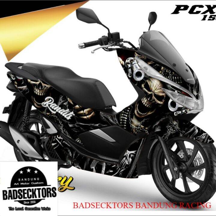Decal sticker PCX 150 Full Body Motif Tengkorak | Lazada Indonesia
