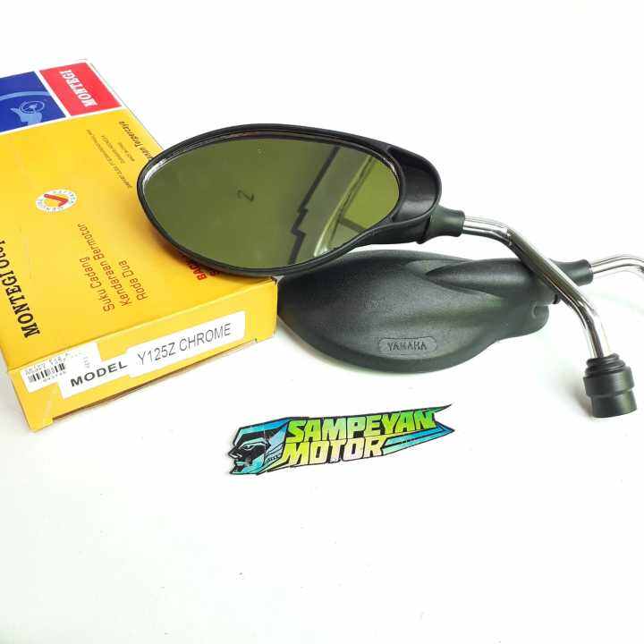 Kaca Spion Sepion Yamaha Fiz R F1z R Model 125Z Gagang Hitam dan Chrome ...