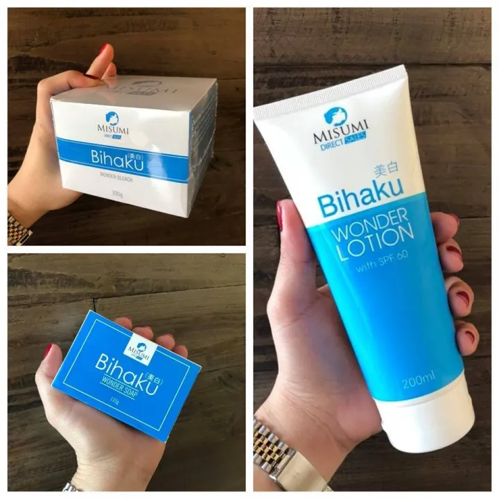 Misumi Bihaku Trio (Wonder Bleach, Wonder Soap and Wonder Lotion) | Lazada PH