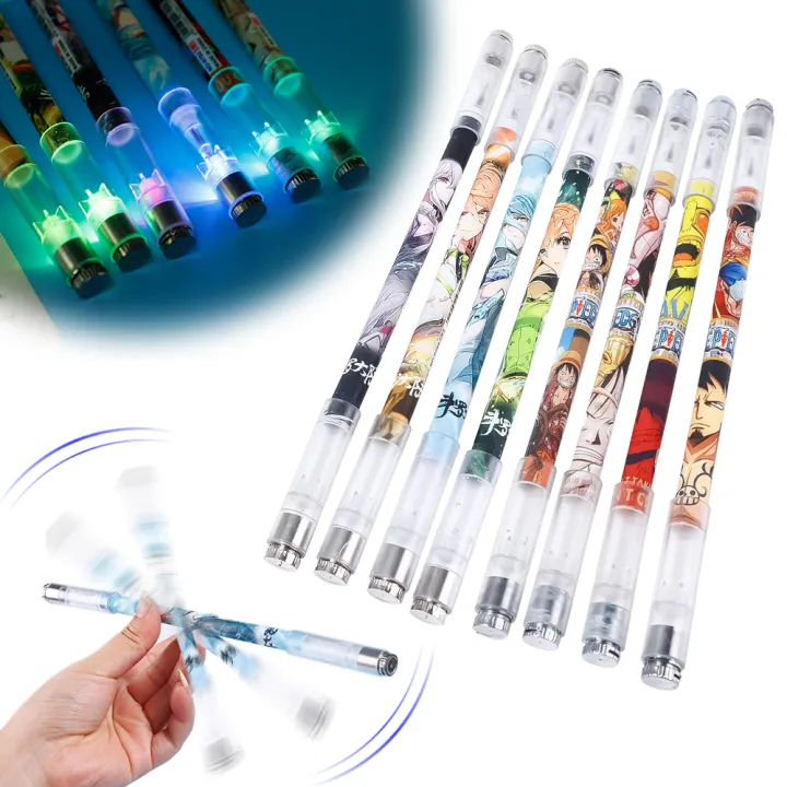 Cool Luminous Spinning Pen Anime Pen Spinning Original Anti Stress ...