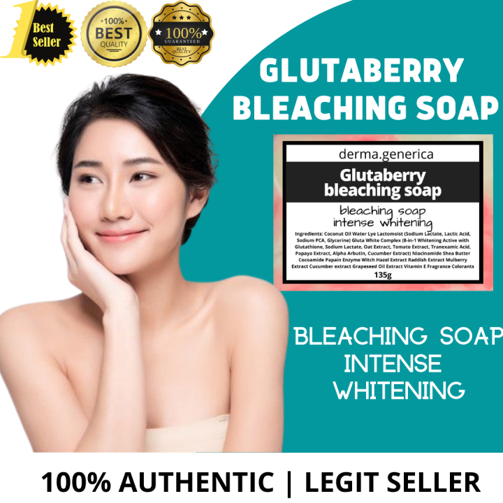 💯 ORIGINAL Glutaberry Soap by derma generica bleaching soap intense ...