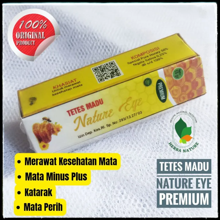 Tetes Mata Madu Bee Bread Nature Eye Premium 15gr Cairan Propolis ...