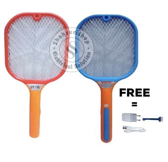 RAKET NYAMUK STARK STK005 STK-005 HAMMER DUAL FUNCTION | Lazada Indonesia