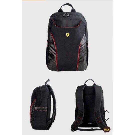 Authentic Ferrari laptop bagpack 15" SCUDERIA | Lazada PH
