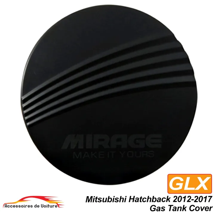Mitsubishi Mirage Hatchback GLX 2012-2017 Gas Tank Cover (Matte Black ...