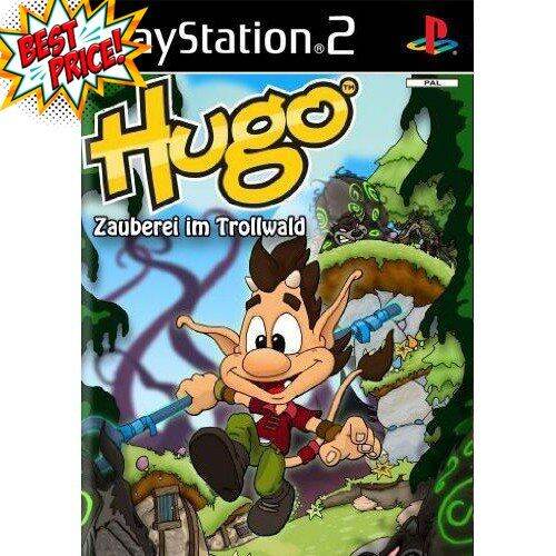 Ps2 เกมส์ Hugo : Magic in the troll woods #แผ่นเกมคอม #แผ่นเกม PS #ตลับ ...