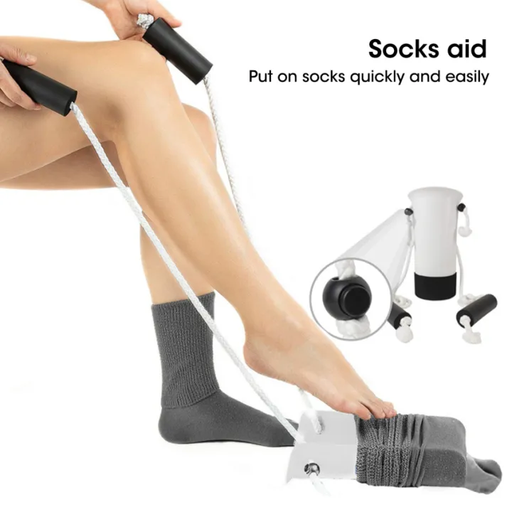 Flexible Sock Stocking Aid. Easy on Off Pulling Assist Device Put on ...