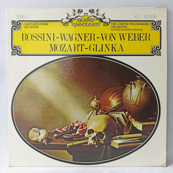Rossini, Wagner, Von Weber, Mozart, Glinka, Edward Downes - Overtures ...